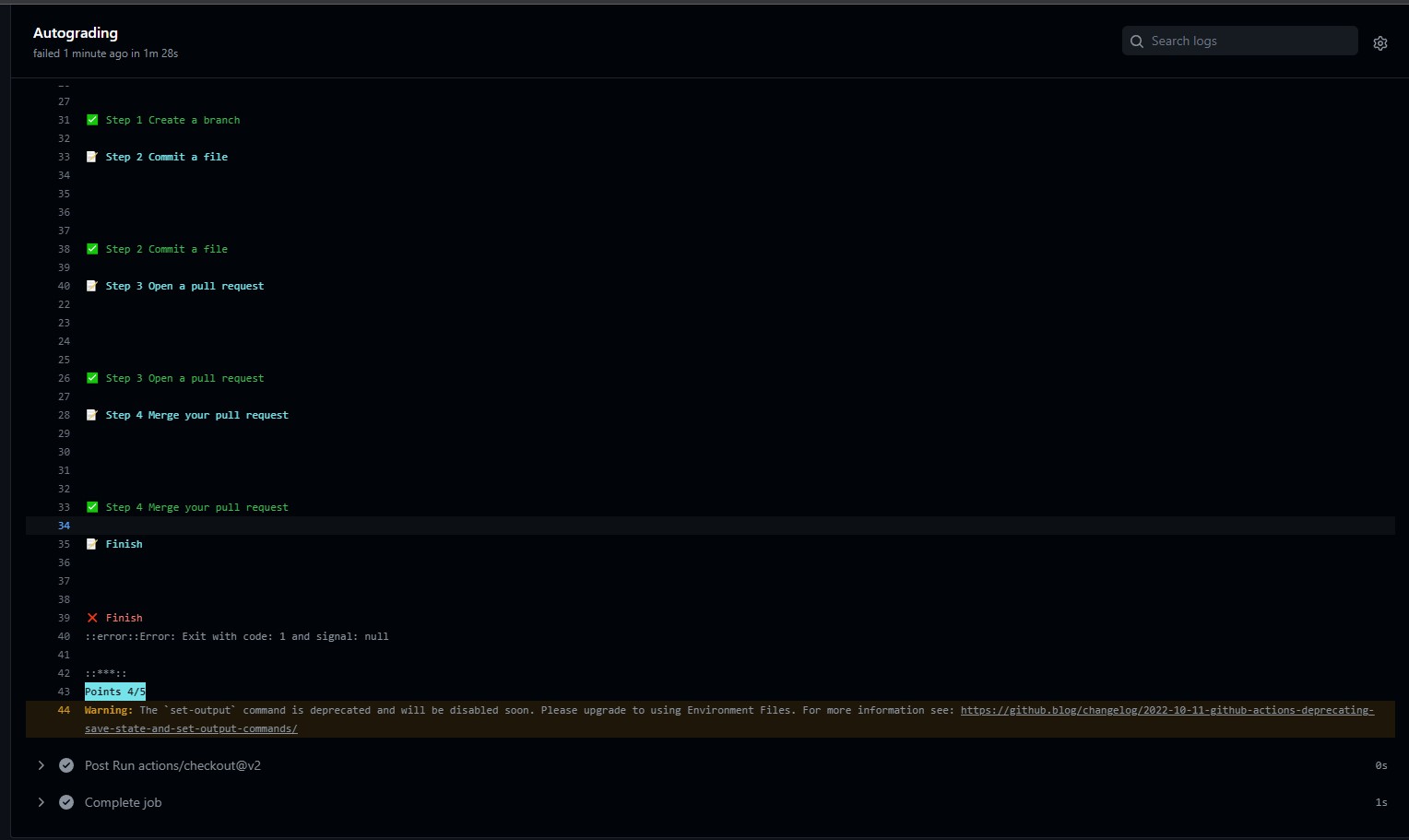 Autograding not working · community · Discussion #38117 · GitHub