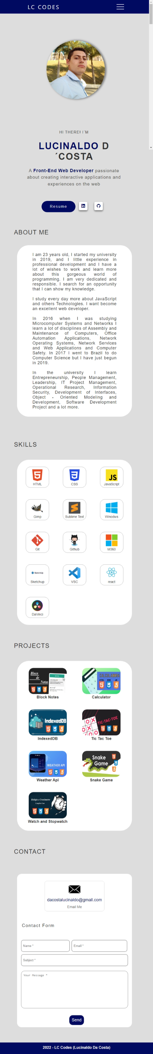 GitHub - lucinaldocosta/Portfolio