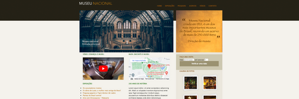 GitHub - eu-adris/Museu-Nacional: Landing page para um museu fictício usando html5 e css3