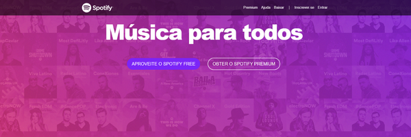 Github Eu Adrisclone Spotify Clone Da Página Inicial Do Spotify2016 Utilizando Html 