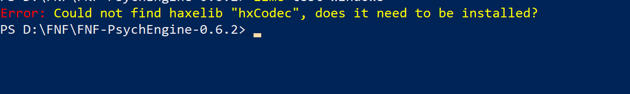 Error Hxcodec · Issue 9786 · Shadowmariofnf Psychengine · Github