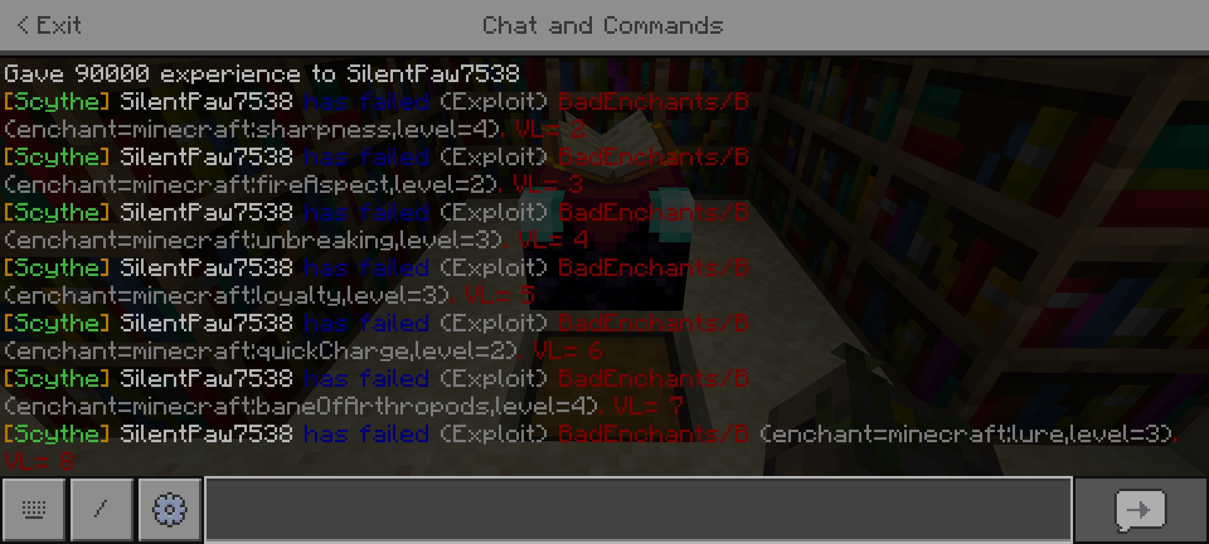 Can't get enchantment books · Issue #35 · Scythe-Anticheat/Scythe-AntiCheat · GitHub