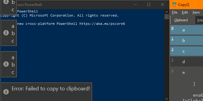 First copy() in main window fails · Issue #1437 · hluk/CopyQ · GitHub