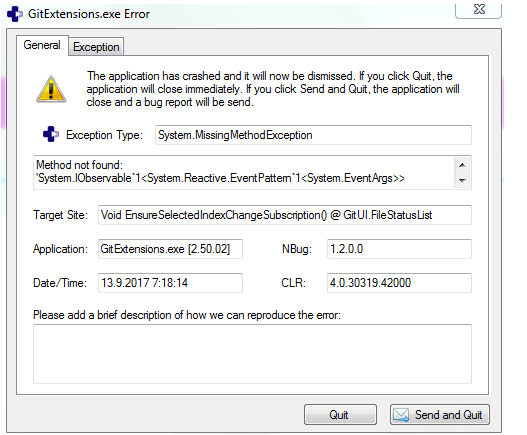 Opening diff window crashes gitextensions · Issue #4007 · gitextensions/gitextensions · GitHub