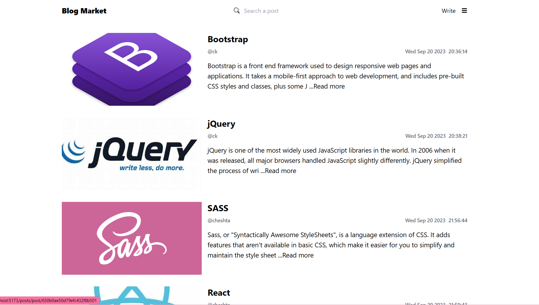 GitHub - cheshta0112/blog-app-frontend