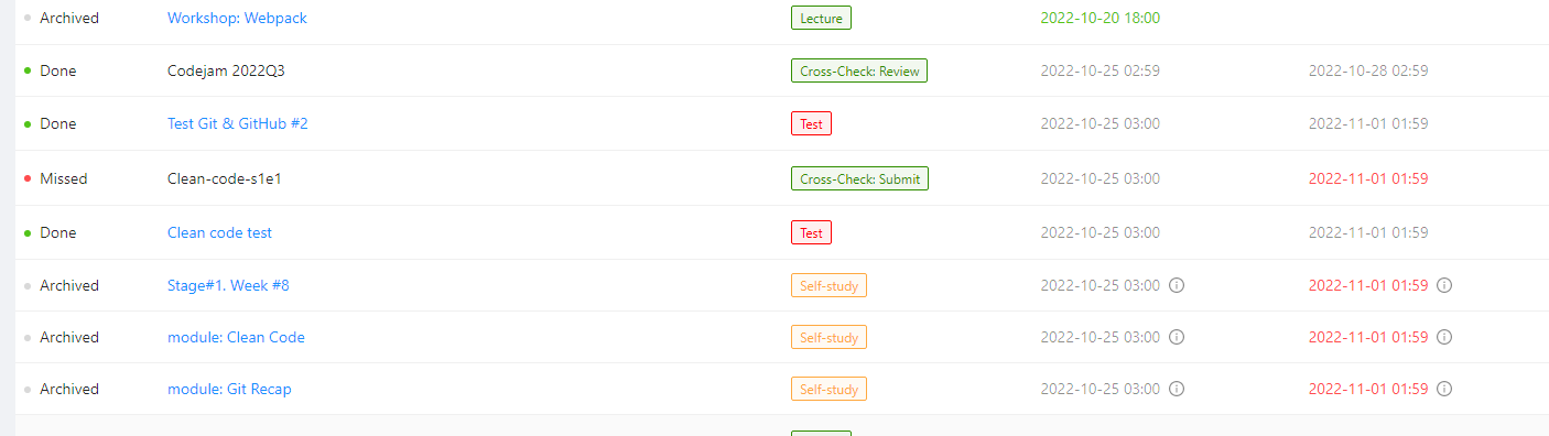 Missed task Clean-code-s1e1 · Issue #1817 · rolling-scopes/rsschool-app · GitHub