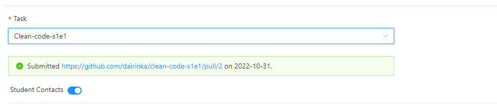 Missed task Clean-code-s1e1 · Issue #1817 · rolling-scopes/rsschool-app · GitHub