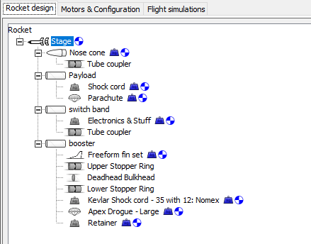 OpenRocket - v2022 beta 2 - export to RockSim Drops sub-sub assemblies · Issue #1321 ...