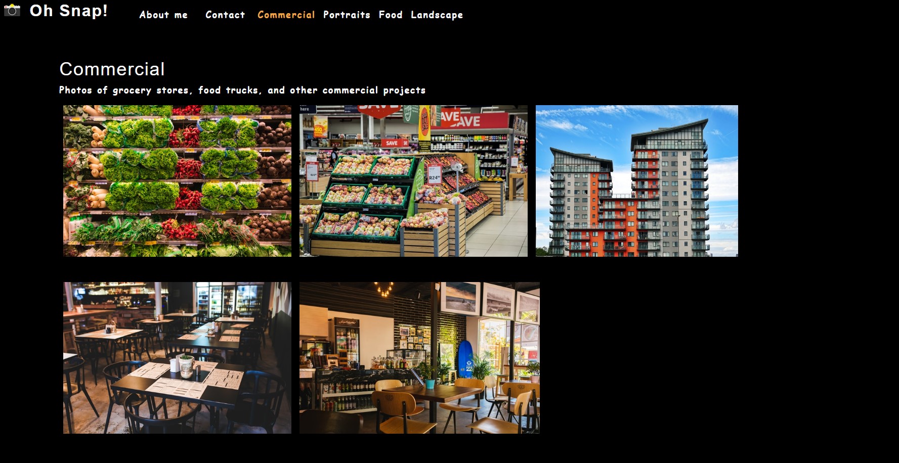 GitHub - StephonT/Photo-Port: This project is a single-page application using React to ...