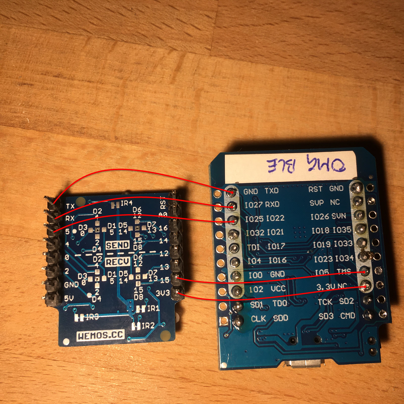 LOLIN D1 mini ESP32 + LOLIN IR controller shield · Issue #1116 · 1technophile/OpenMQTTGateway ...