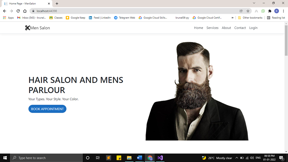 GitHub - krunalbheda/Saloon-Booking-System
