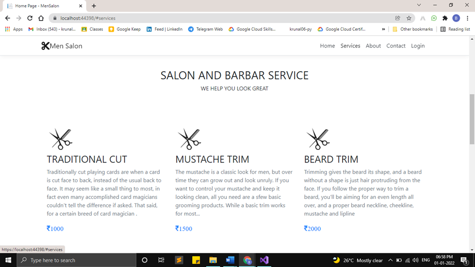GitHub - krunalbheda/Saloon-Booking-System