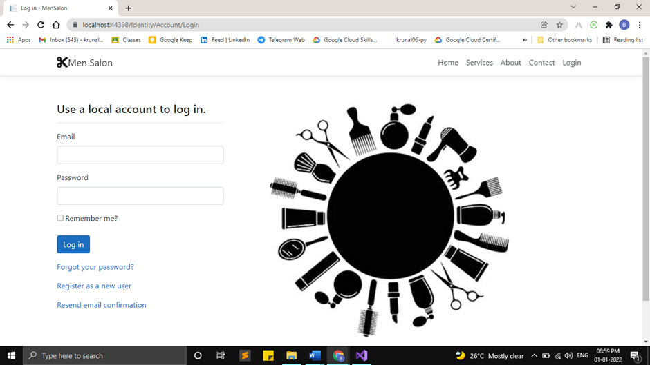 GitHub - krunalbheda/Saloon-Booking-System