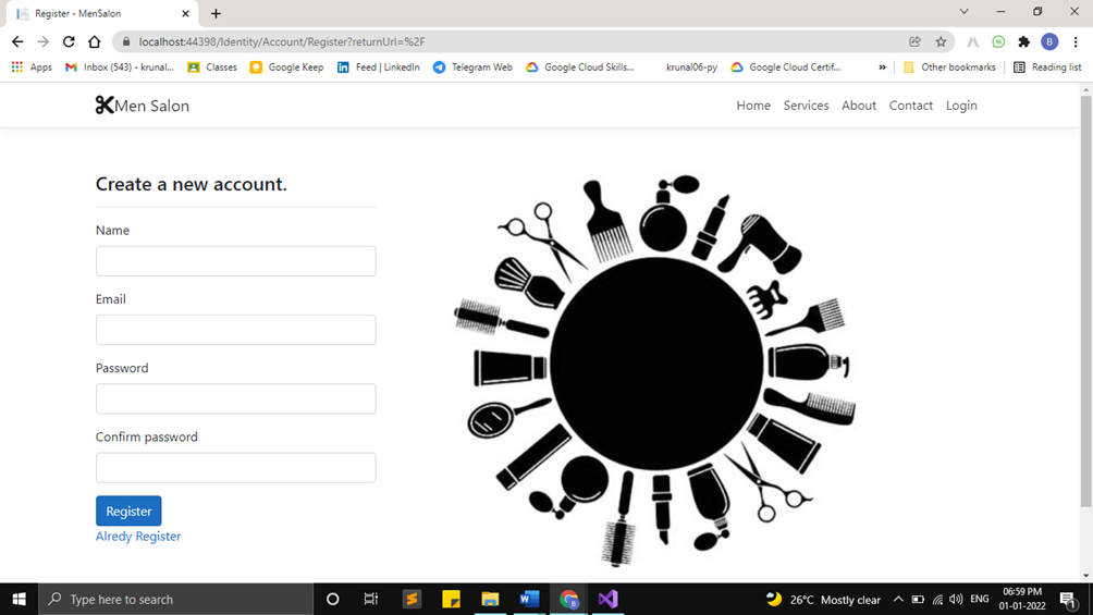 GitHub - krunalbheda/Saloon-Booking-System