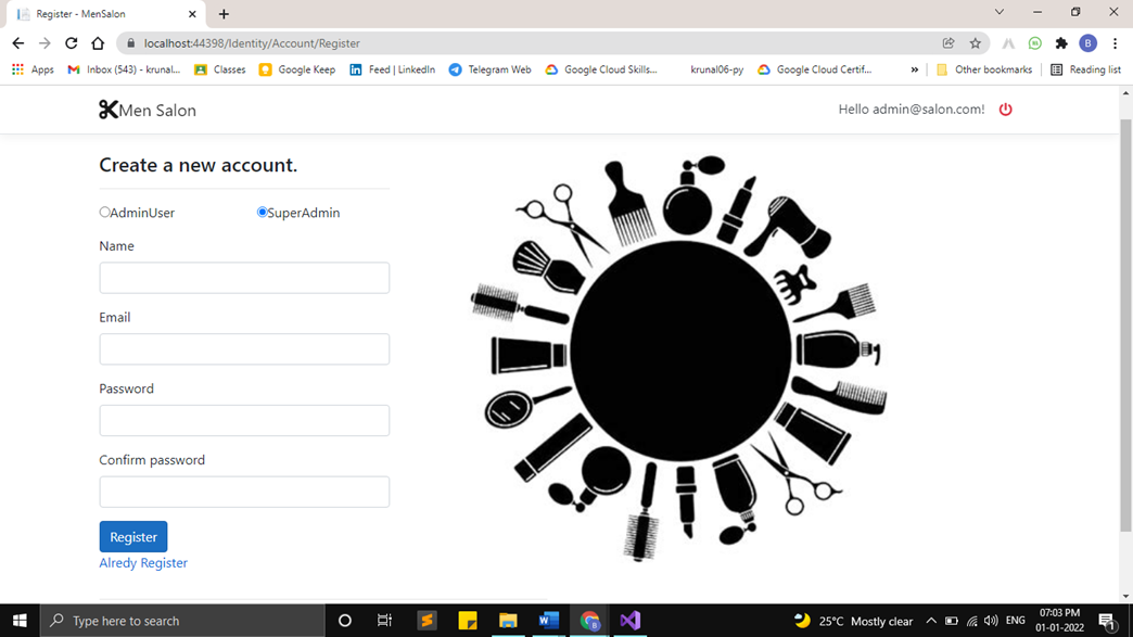 GitHub - krunalbheda/Saloon-Booking-System