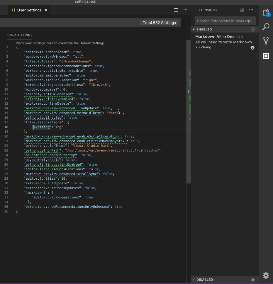 Completion is not available in untitled document · Issue #326 · yzhang-gh/vscode-markdown · GitHub