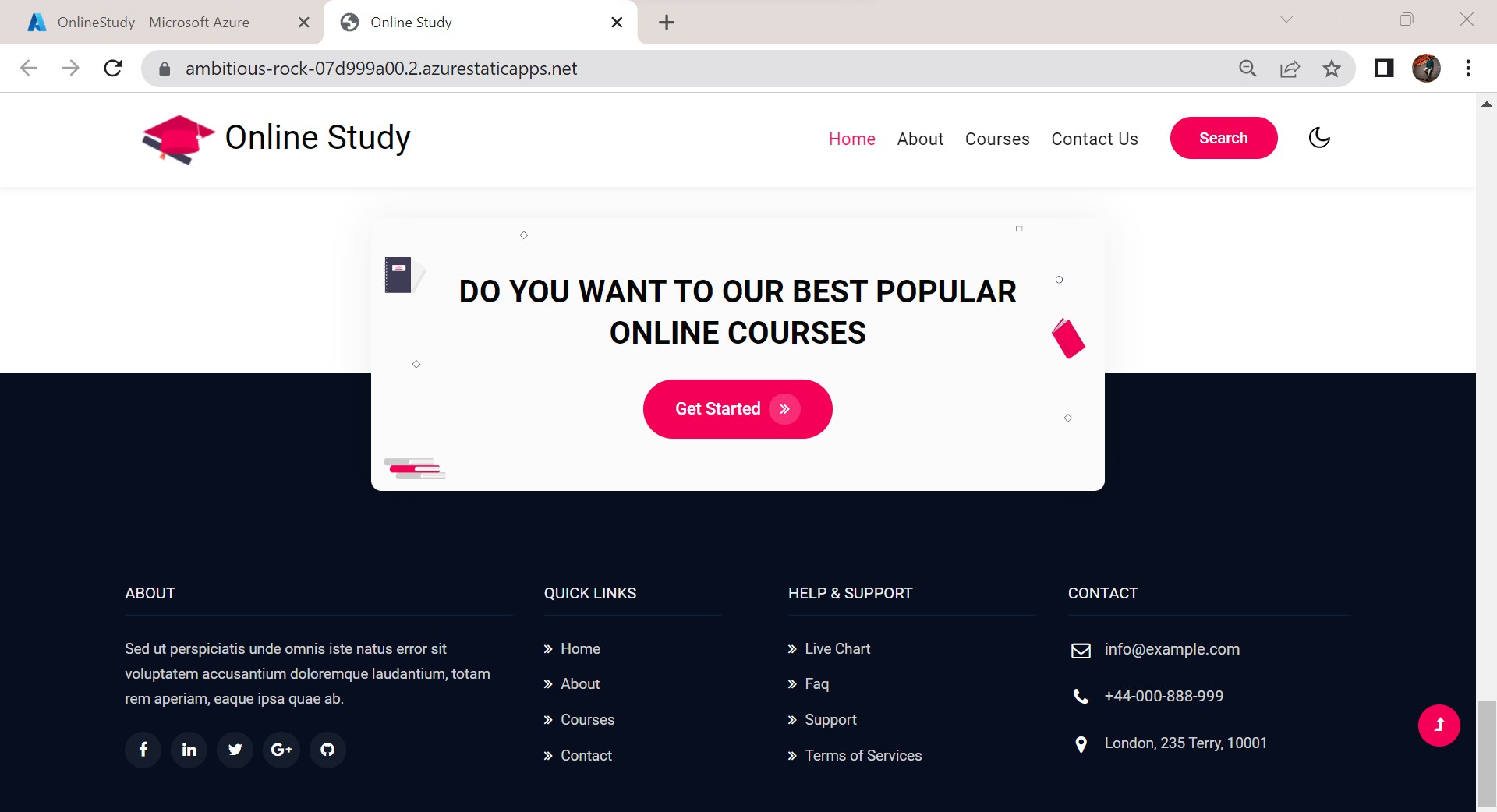GitHub - shanmuk07/FRT_PROJECT: Online Study is a website which provides free resources to ...