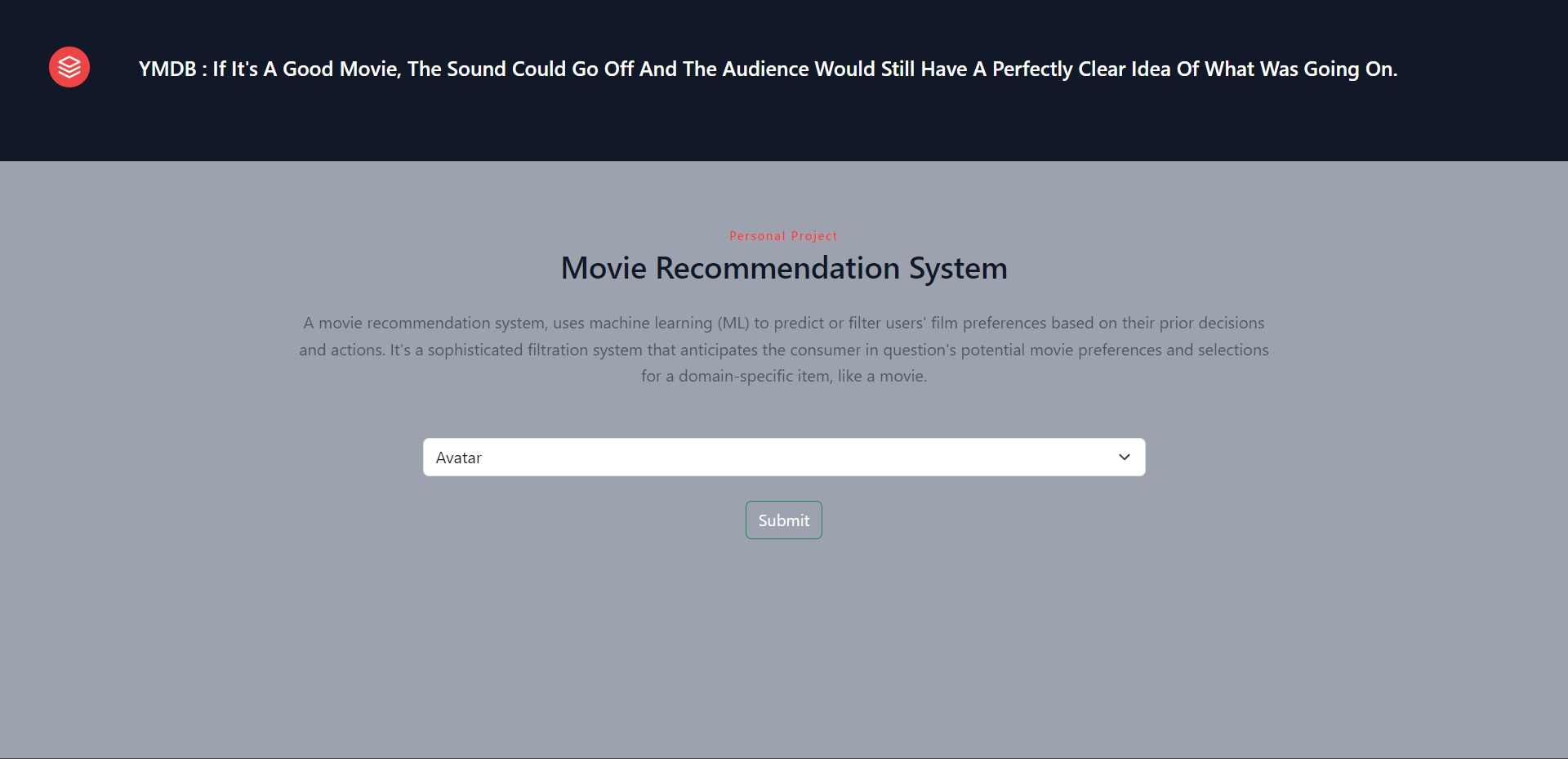 GitHub - Srivastava0109Yash/Movie-Recommender-System