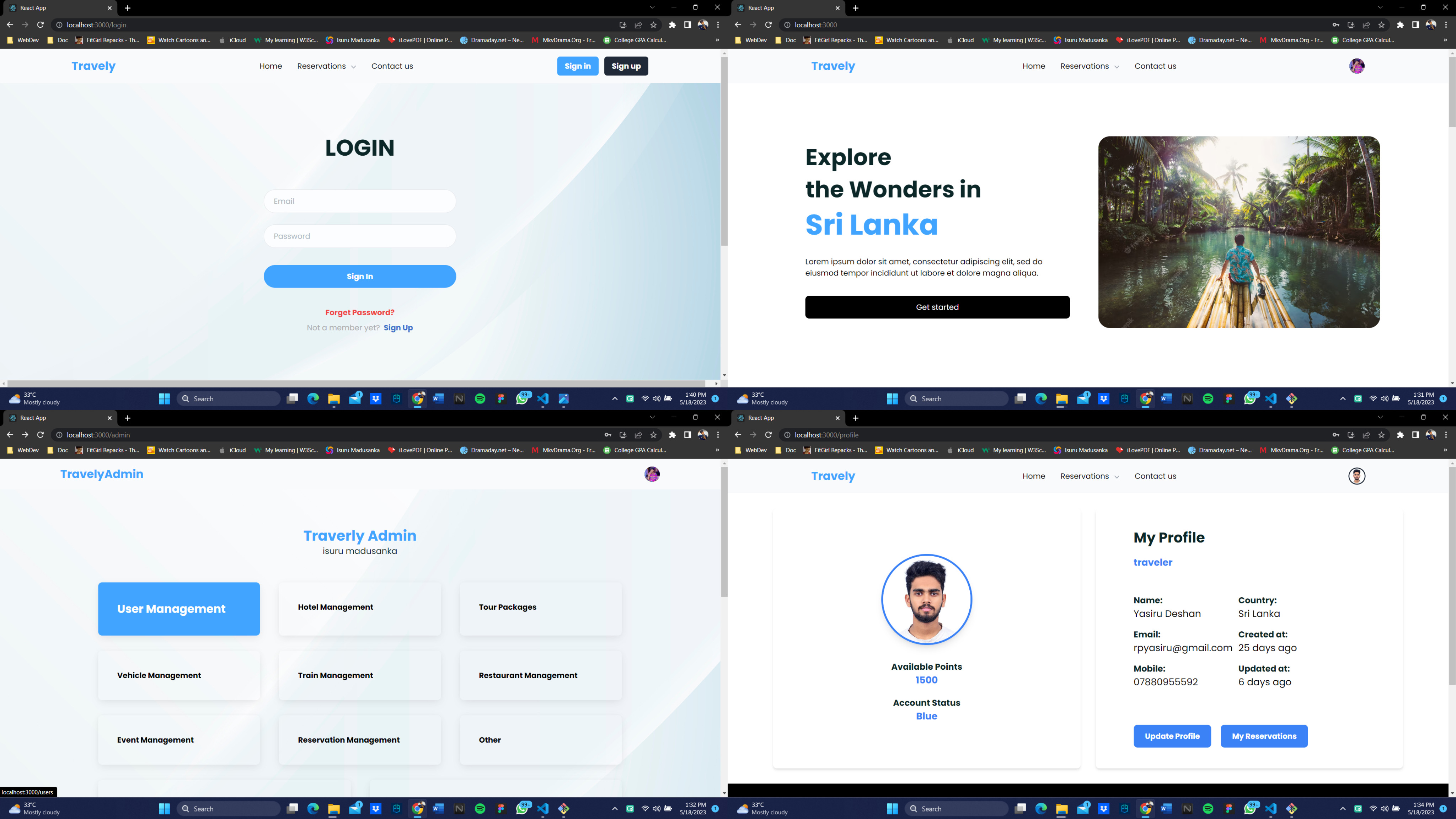 GitHub - IsuruX98/Travely: ITP project using MERN stack (Travely ...