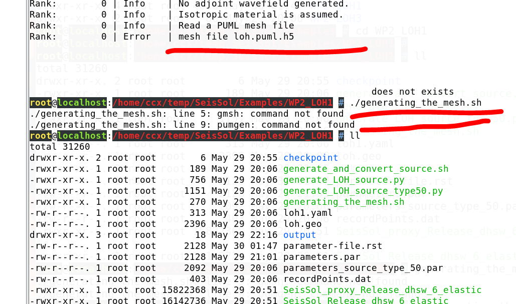MPI_ABORT was invoked on rank 0 in communicator MPI_COMM_WORLD with errorcode 134. · SeisSol ...
