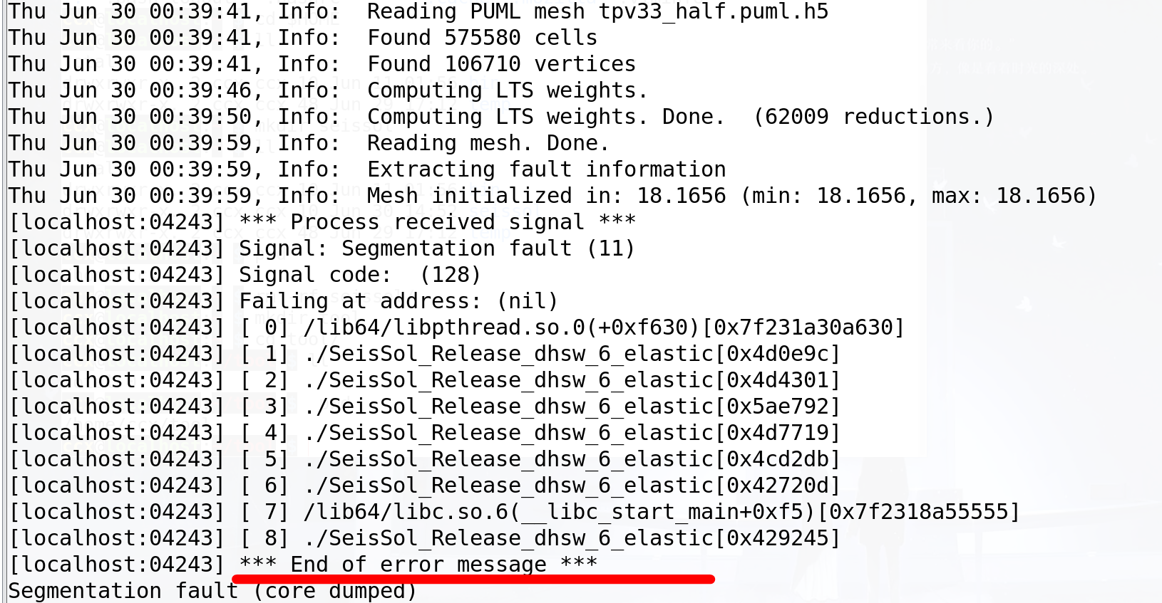 tpv33 Error: An HDF5 error occurred in PUML · SeisSol SeisSol · Discussion #592 · GitHub