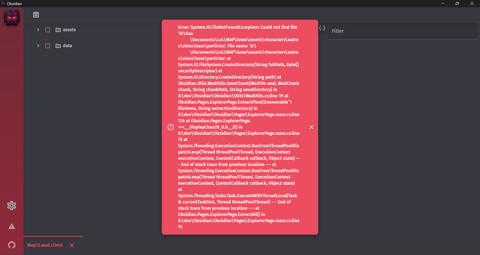 [BUG] Export Error · Issue #103 · Crauzer/Obsidian · GitHub