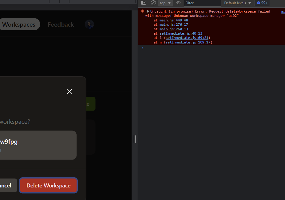 can't delete workspace after failed docker build · Issue #635 · gitpod-io/gitpod · GitHub