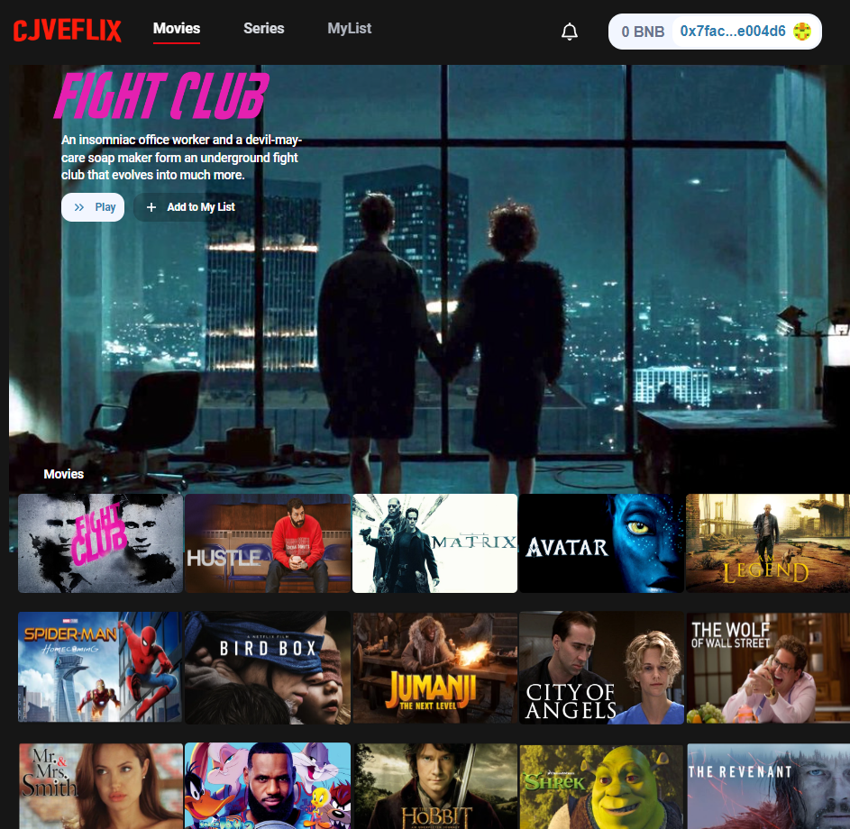 GitHub - carlosjvargase/cjveflix: 🇺🇸 Netflix inspired movie app, using crypto wallet ...