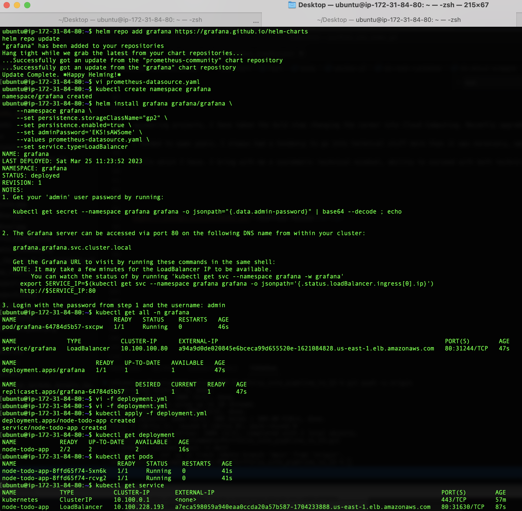 GitHub - otammato/Monitoring_AWS_EKS_Kubernetes_cluster_Prometheus_Grafana