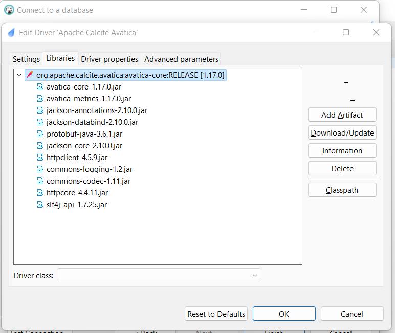 Unable To Create Oracle Jdbc Connection In Dbeaver Using Calcite
