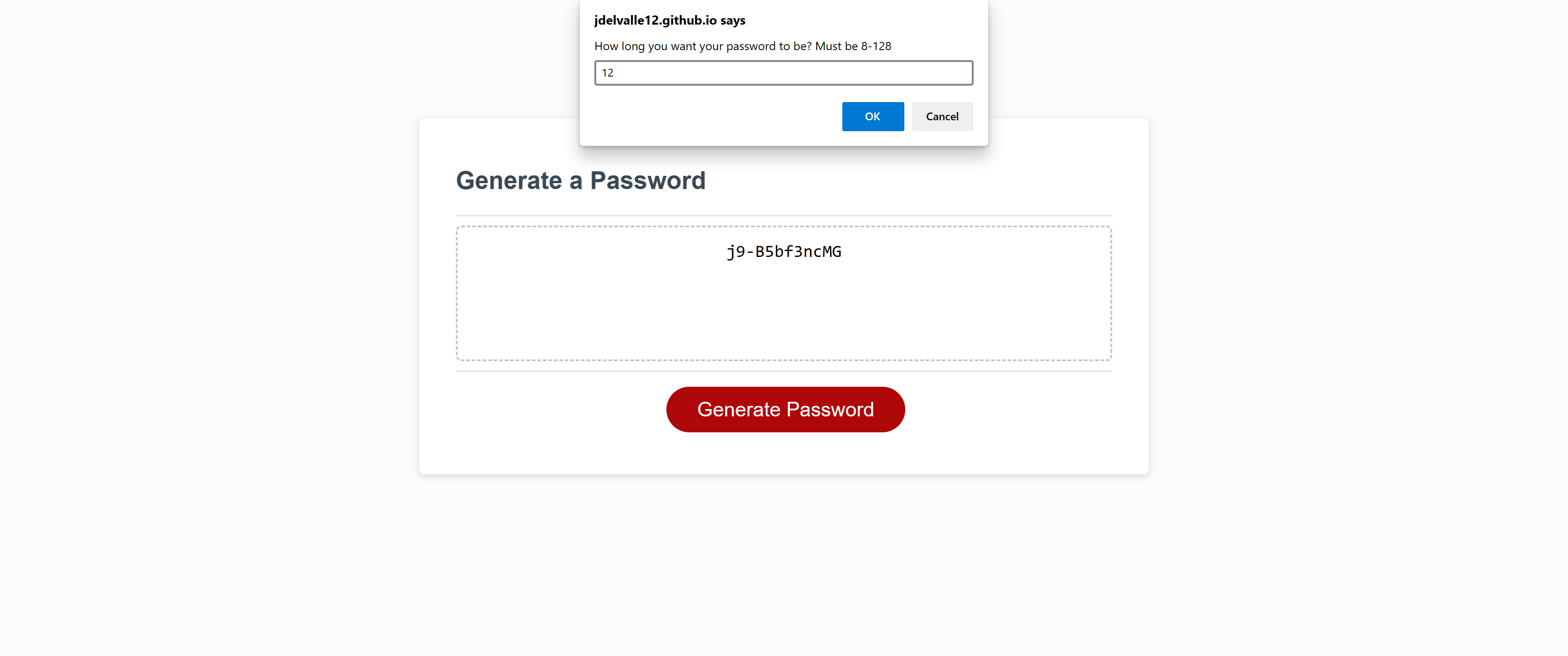 GitHub - jdelvalle12/password-generator