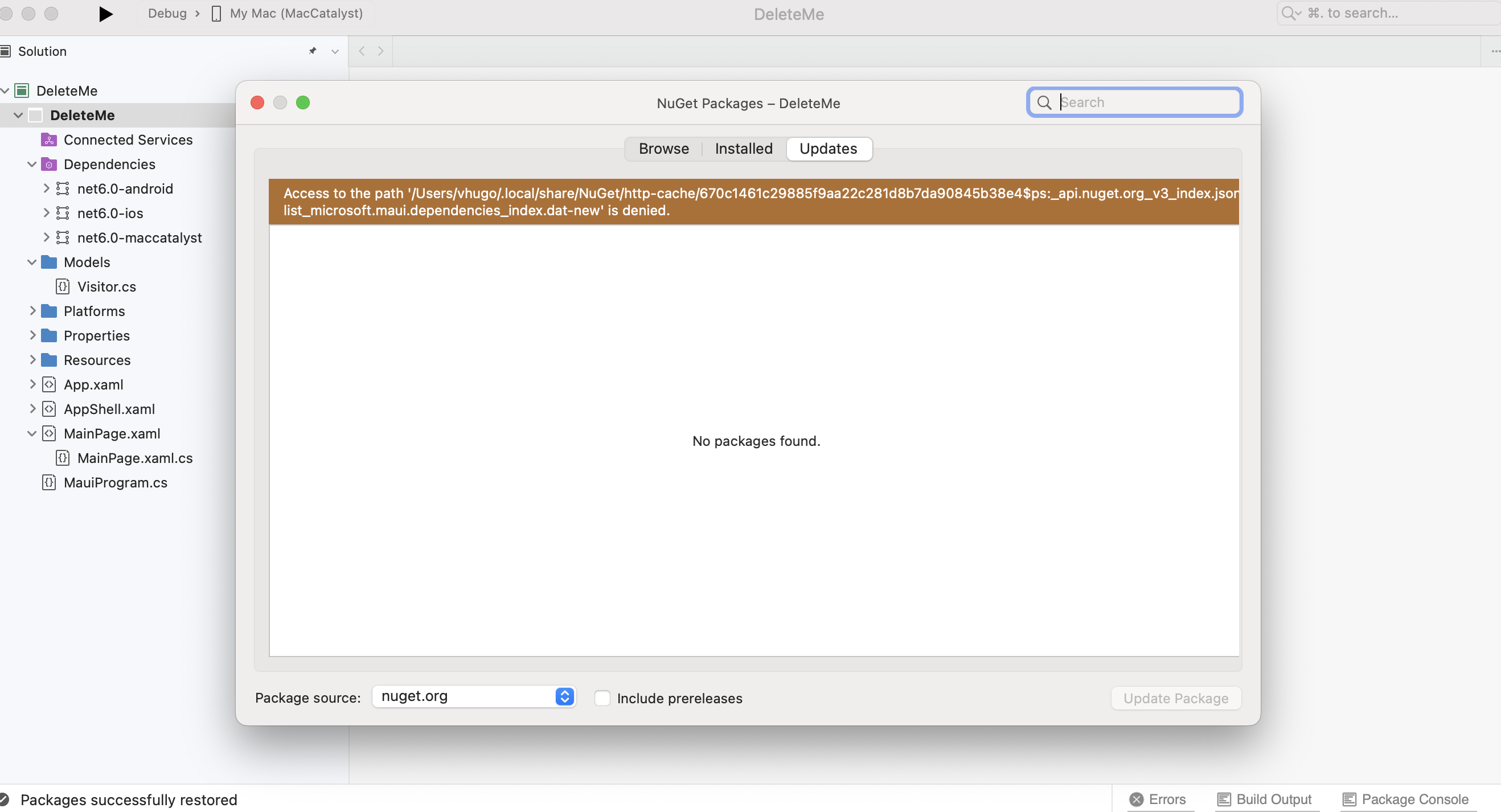 [Bug]: Access to the path is denied on macOS · Issue #12162 · NuGet/Home · GitHub