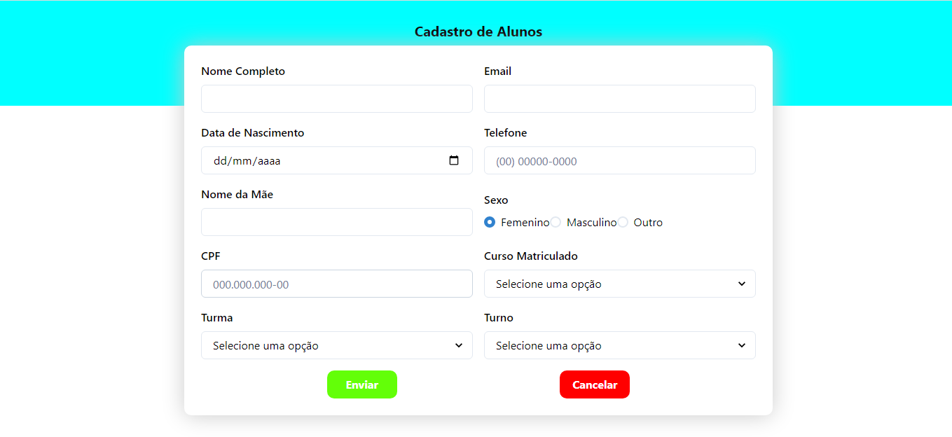 GitHub - Nayara12Silva/Formulario_Chakra_UI: Formulário criado usando React js com Chakra UI