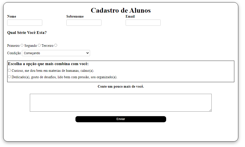 GitHub - Nayara12Silva/validacao_formulario: Este projeto trata-se de um desafio proposto em ...