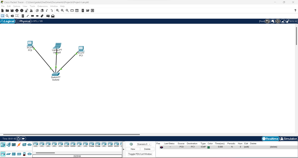 GitHub - jas96486/LAN-Project: By using Cisco Packet Tracer I ...
