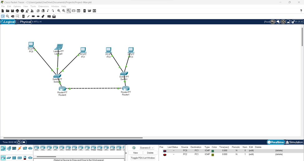 GitHub - jas96486/WAN-Project: By using Cisco Packet Tracer I made ...
