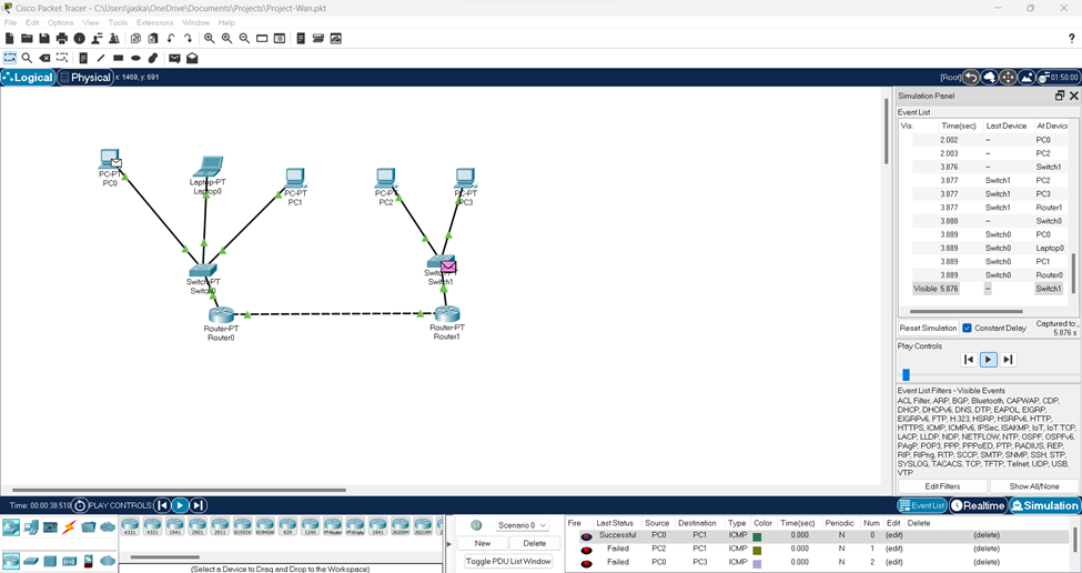 GitHub - jas96486/WAN-Project: By using Cisco Packet Tracer I made project which name is Wide ...