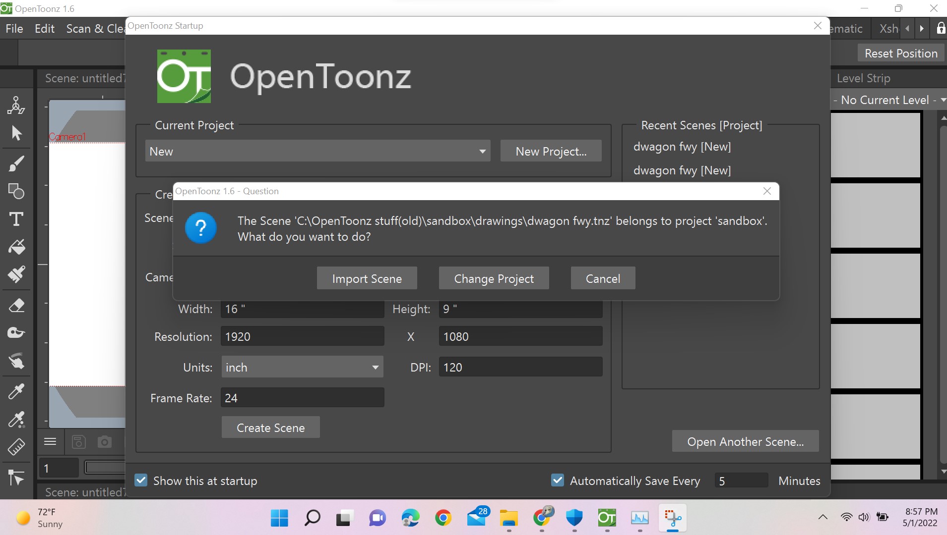 OpenToonz(1.6) stops responding · Issue #4436 · opentoonz/opentoonz · GitHub