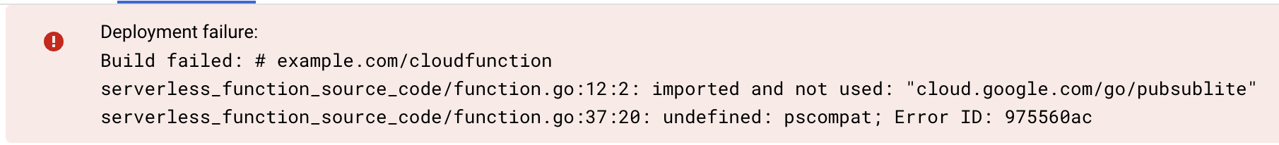 pubsublite: cannot use pslAckh (type *pslAckHandler) as type "cloud.google.com/go/internal ...