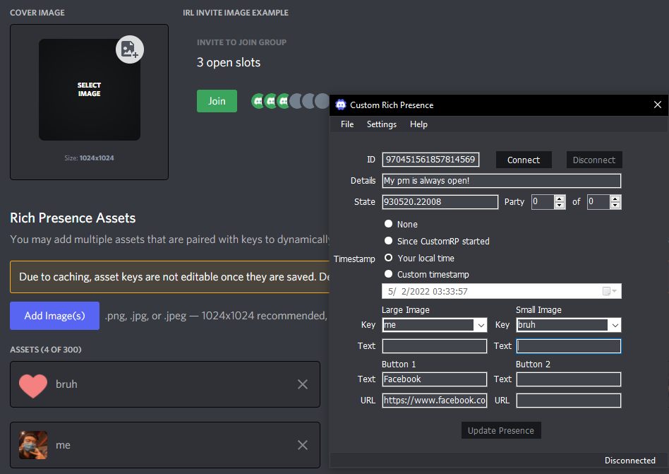 CustomRP doesn't show pictures · Issue #118 · maximmax42/Discord-CustomRP · GitHub