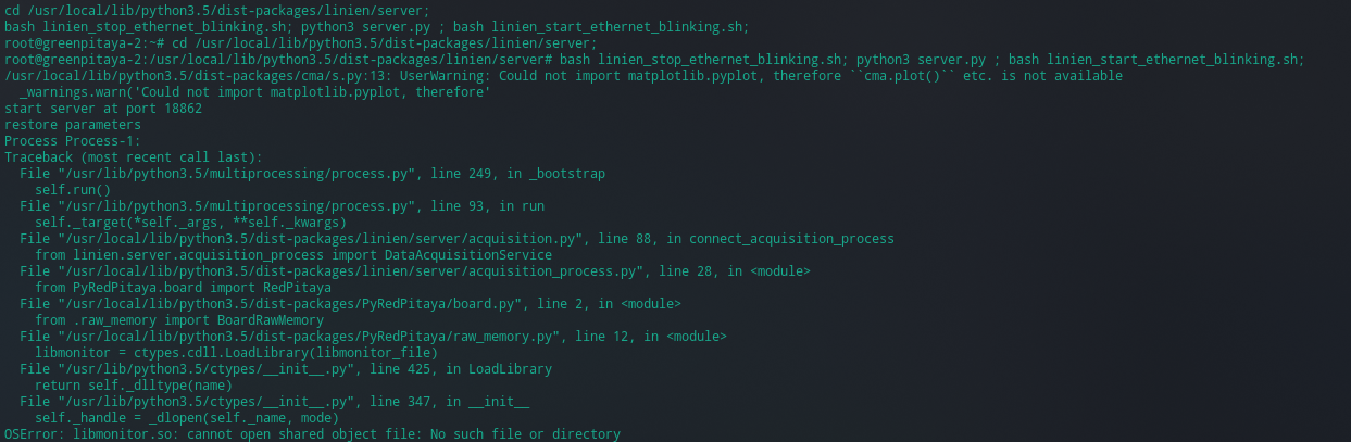 linien-server issue: libmonitor.so not found? · Issue #272 · linien-org/linien · GitHub