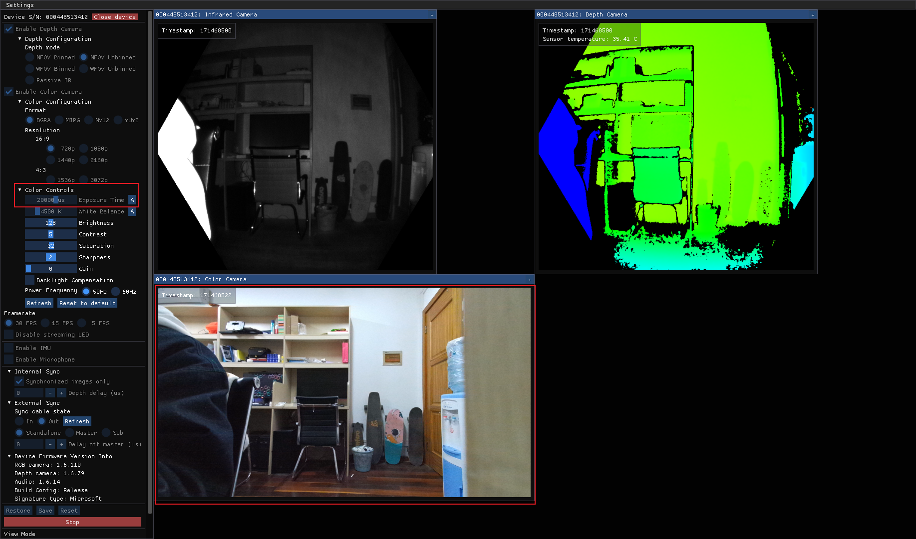 When recording files using the recorder tool, the image appears very dark in manual exposure ...