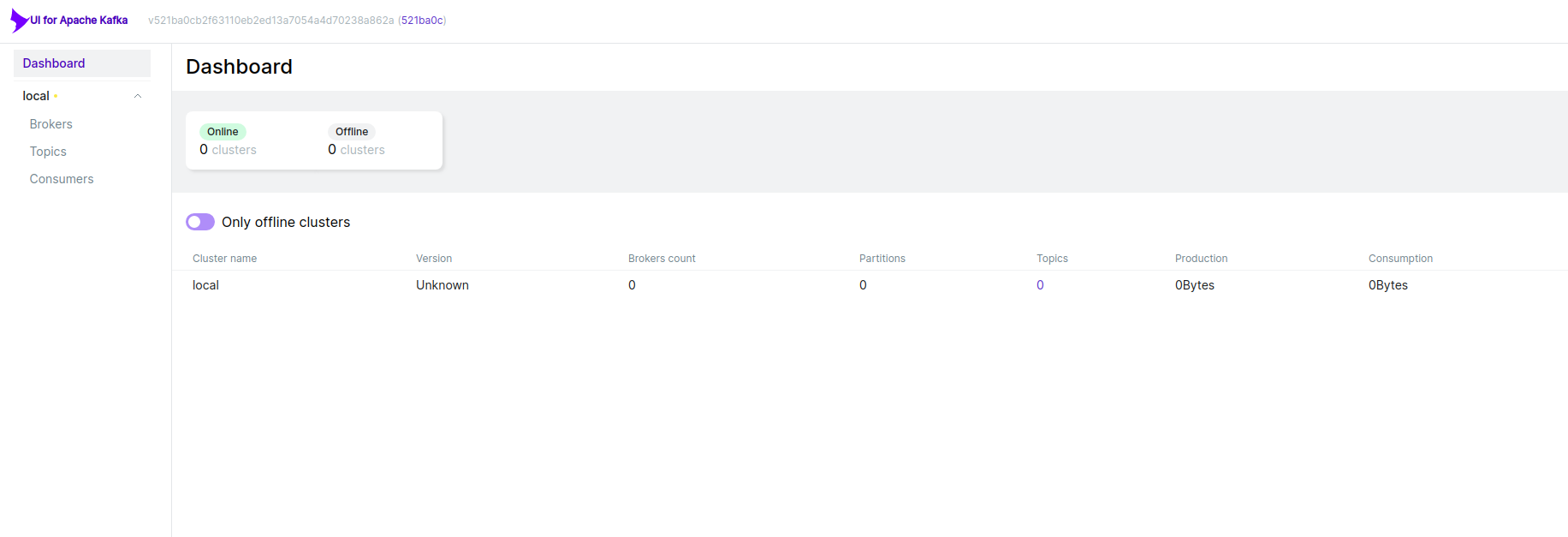 Broker And Cluster Shows Offline Even Though Its Up And Running In Local · Issue 1918 