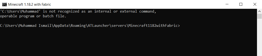 Windows server -> All launch options do not work if windows user folder ...