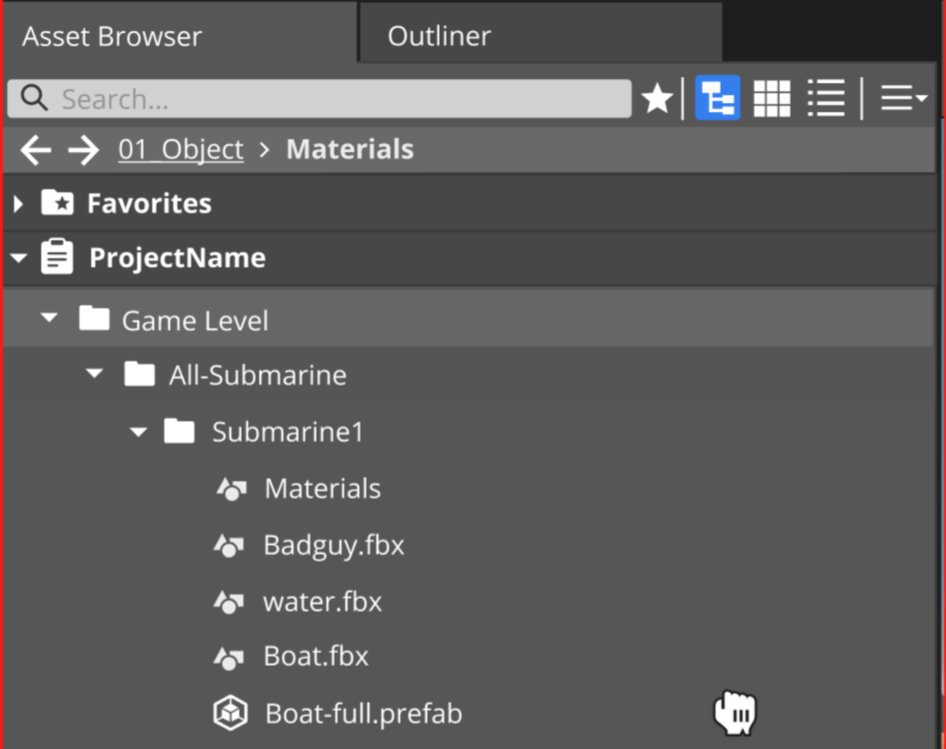 Add breadcrumbs to the Asset Browser that indicate the currently selected directory · Issue ...
