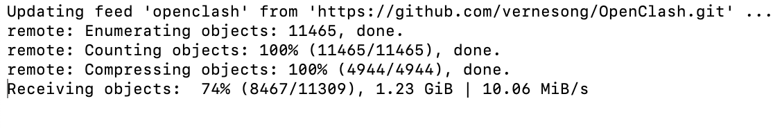 这仓库大小属实离谱，1G+的.git目录 · Issue #1283 · vernesong/OpenClash · GitHub