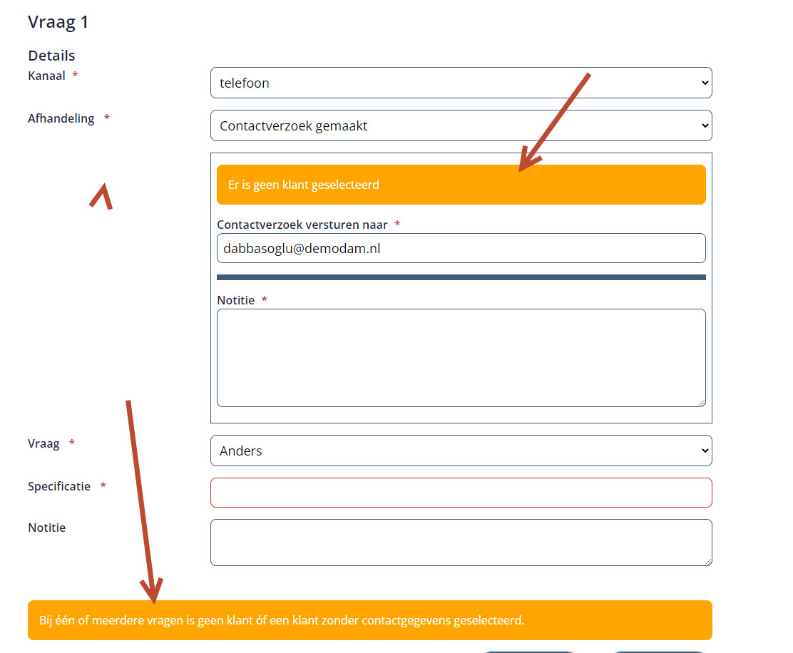 validatie op contactgegevens bij contactverzoek weghalen · Issue #425 ...