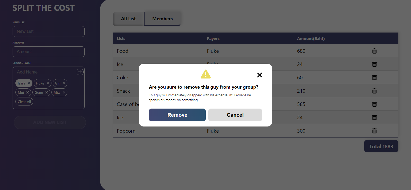 GitHub - MontakanSWR/Split-Cost-App: average expenses with your group