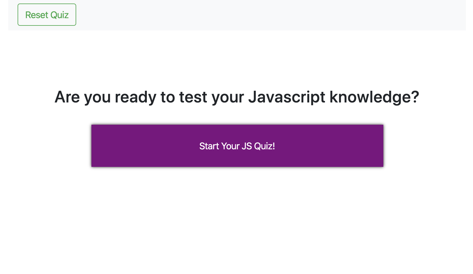 GitHub - fishwickid/Javascript-Quiz