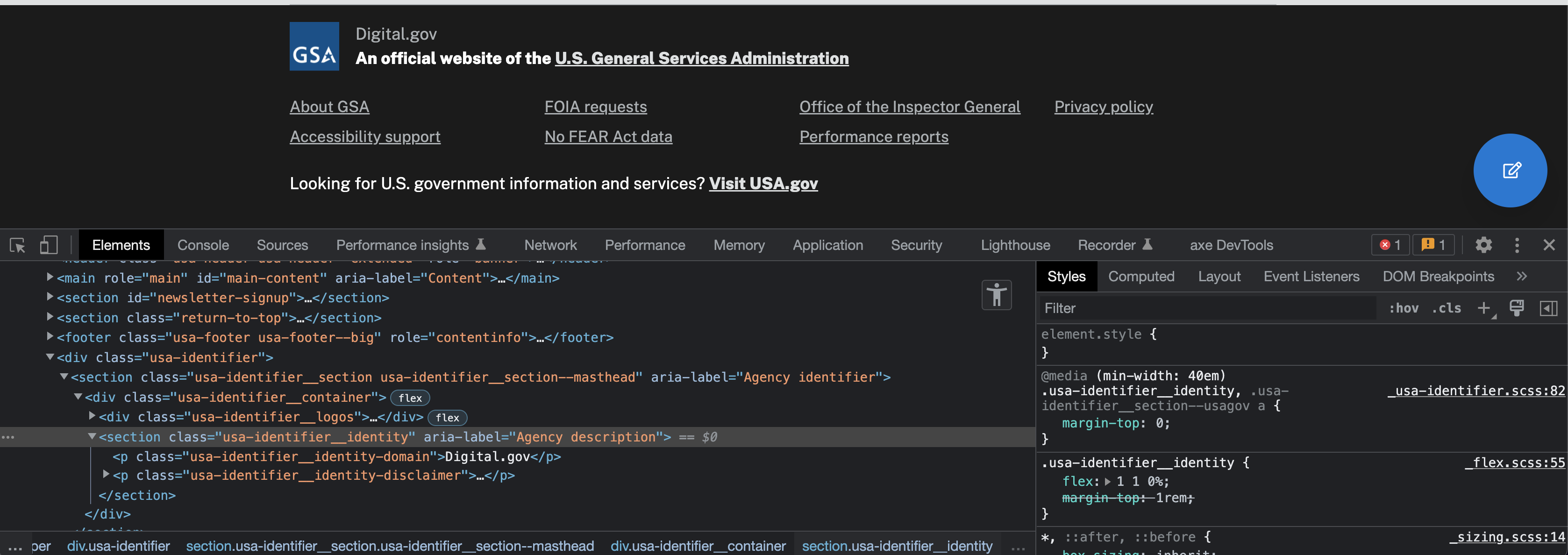 Uswds Bug Update Identifier Component Markup For Improved Accessibility · Issue 4952 · Uswds